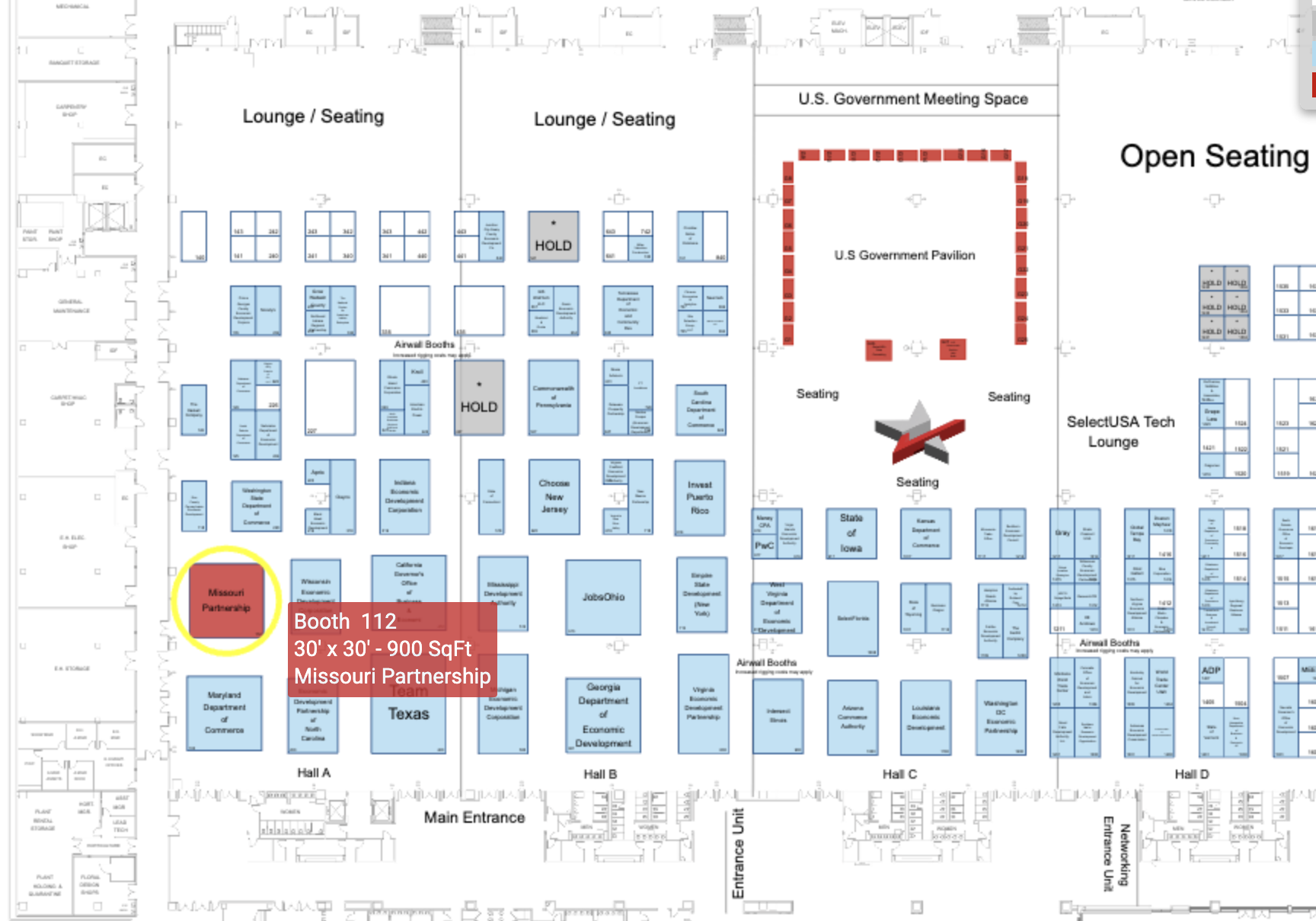 Missouri Booth SelectUSA 2025 - Missouri Partnership